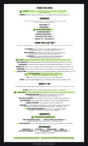 MENUS Trappers II Pizza & Pub